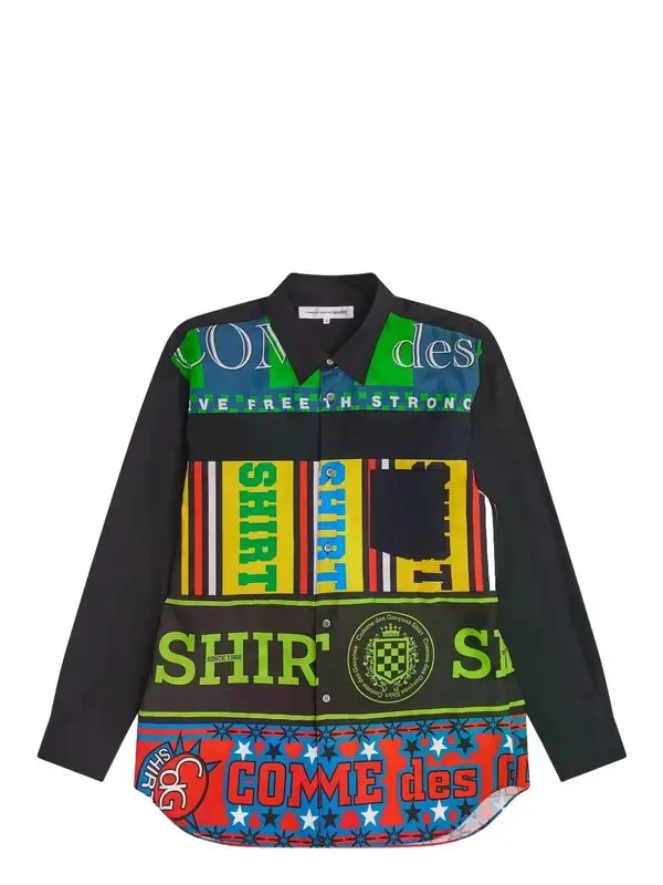 Comme Des Garçons Graphic Shirt - Black