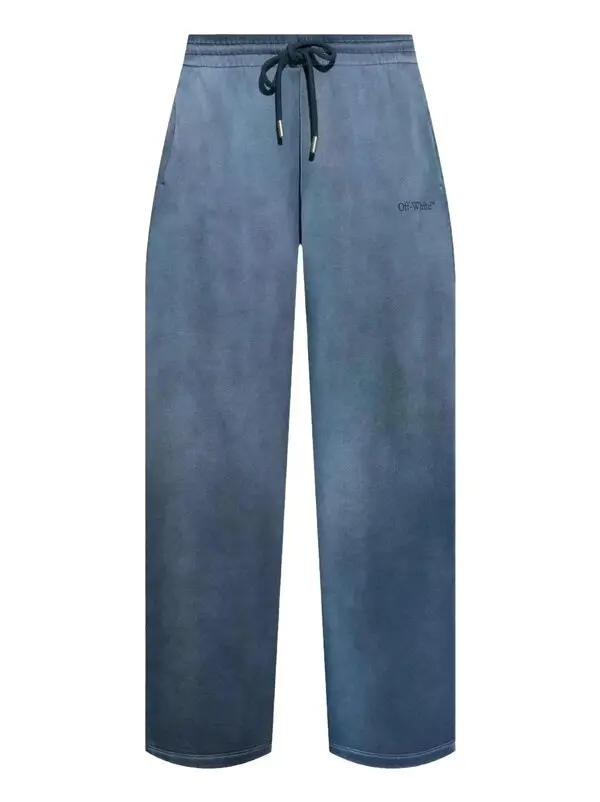 Off-White Drawstring Track Pants - Blue