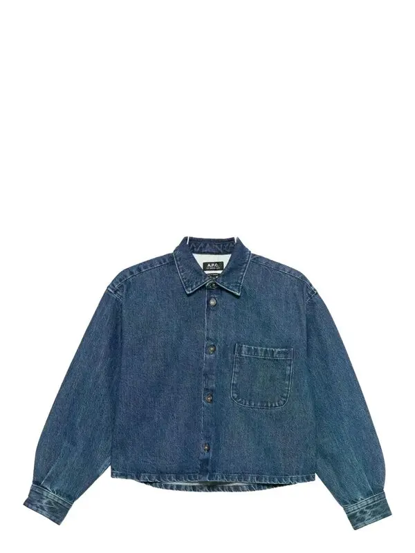 A.p.c. Samantha Denim Jacket - Blue