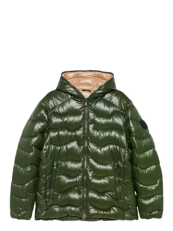 SAVE THE DUCK Padded Hooded Jacket - Green