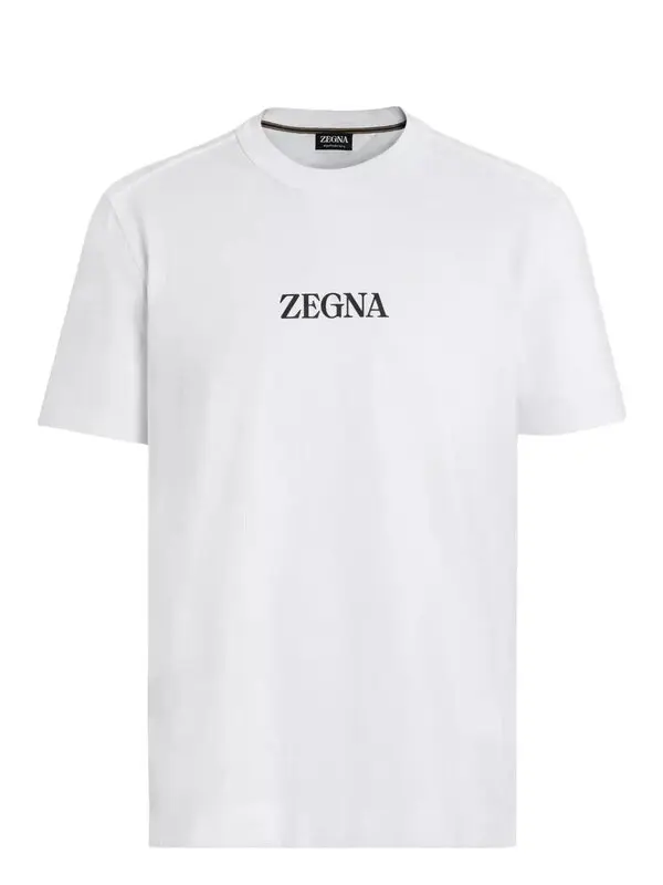 Zegna Logo-detail T-shirt - White