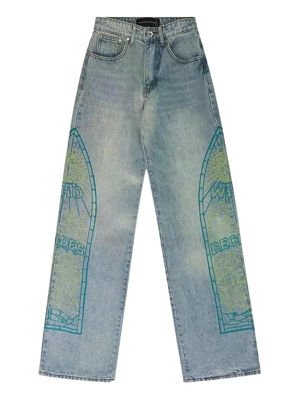 WHO DECIDES WAR BY EV BRAVADO Virtuous Five-pocket Jeans - Blue