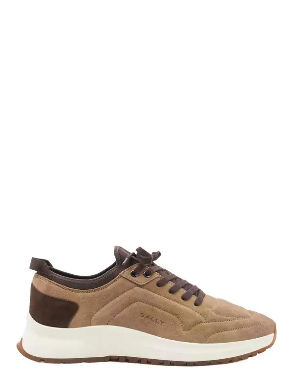 Bally Suede Lace-up Sneakers - Brown