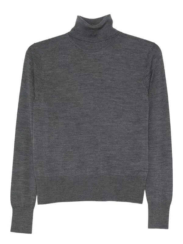 FORTE_FORTE Virgin Wool Sweater - Grey