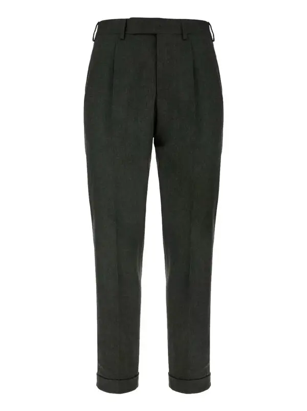 PT TORINO Cuffed Trousers - Green