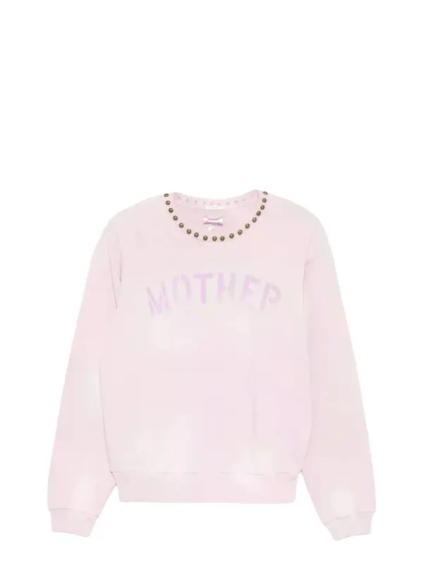 MOTHER Logo-printed Sweatshirt - Pink
