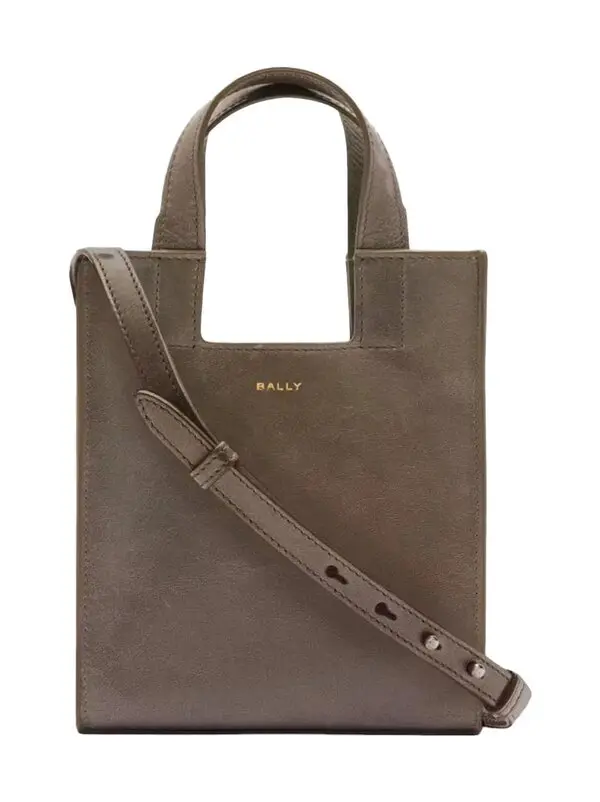 Bally Small Leather Tote - Brown