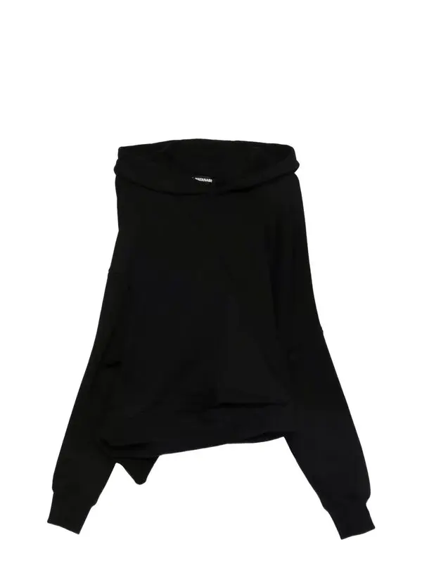 Junya Watanabe Asymmetric Hoodie - Black