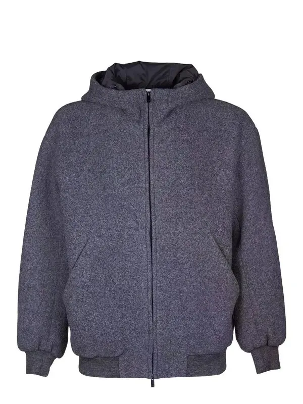 HEVO Japigia Hooded Zip-up Jacket - Grey