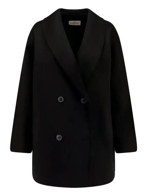 THE DYNAMIS STUDIO Buttoned Coat - Black