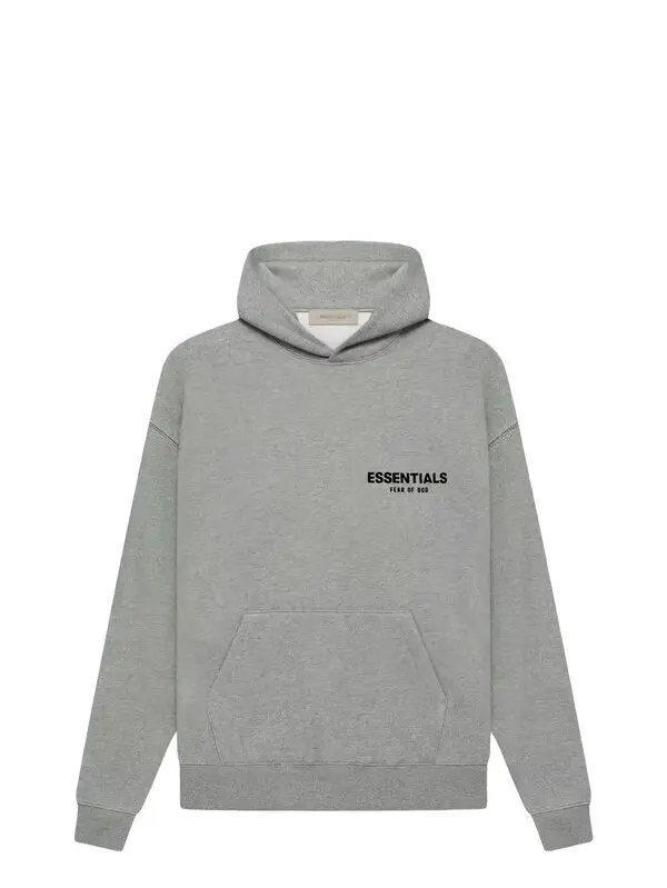 Fear Of God Logo Hoodie - Grey