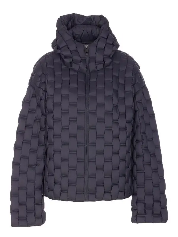 RAXXY Patterned Down Jacket - Black