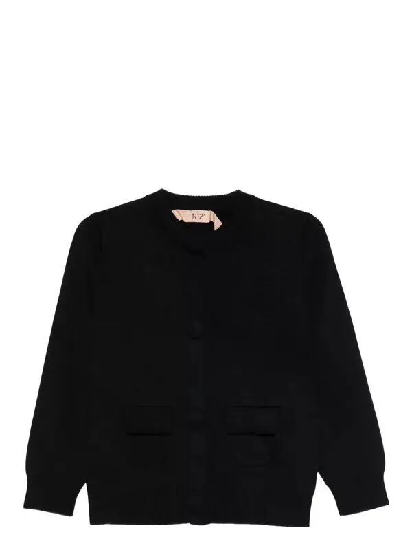 N°21 Button-up Cardigan - Black