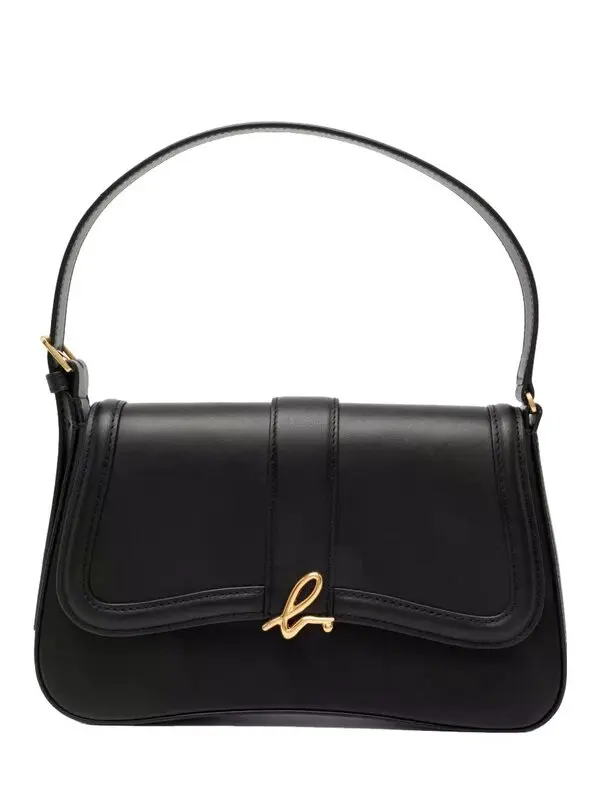 AGNÈS B. Logo-plaque Shoulder Bag - Black