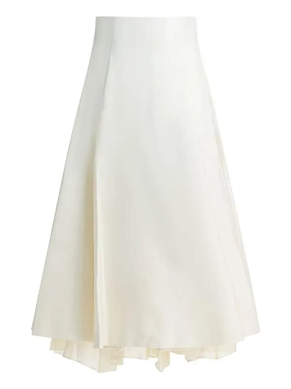 SANDBEIGE Midi Skirt - White