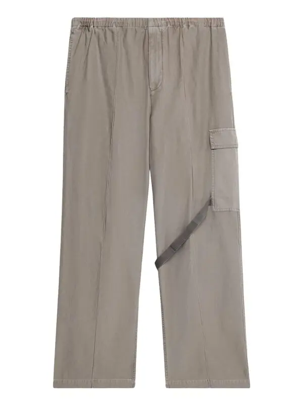 Helmut Lang Relaxed Fit Stretch Cargo Pants - Stone - Wz