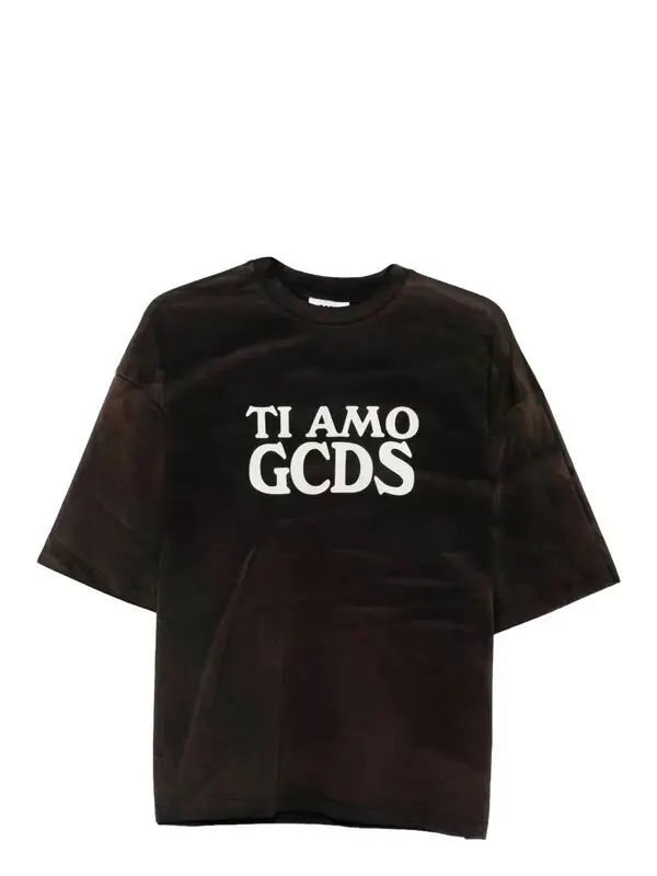 Gcds Graphic T-shirt - Black
