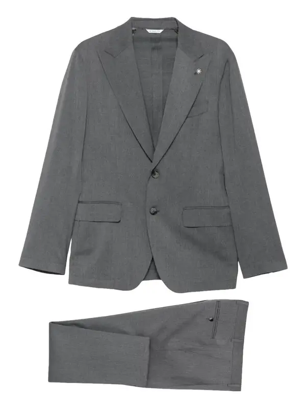 MANUEL RITZ Single-breasted Suit - Grey