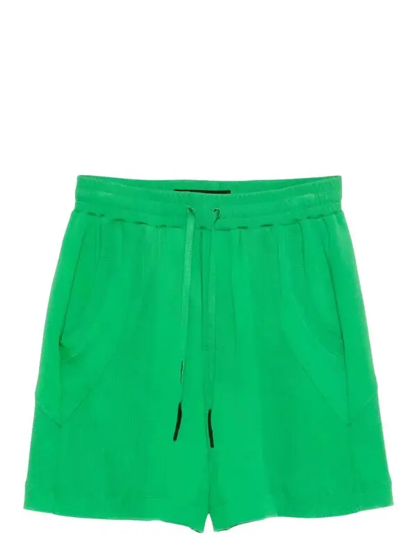 NOTRAINPROOF Drawstring-waist Track Shorts - Green