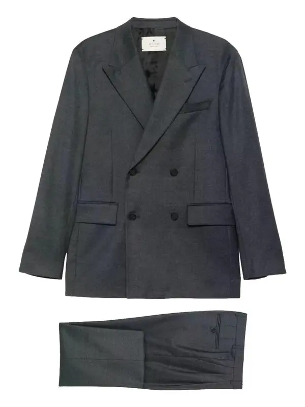 MANUEL RITZ Double-breasted Suit - 98 Grey