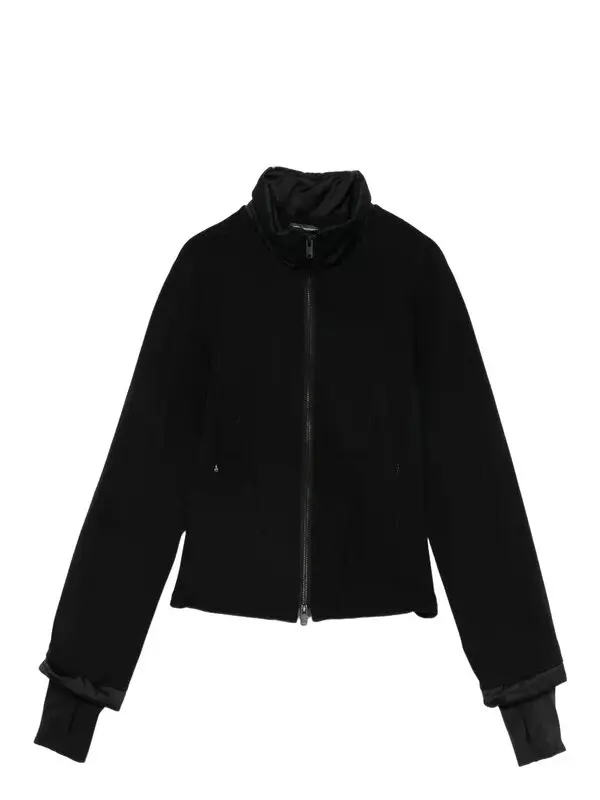 Y3 Padded Zip-up Jacket - Black