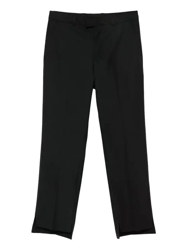 NOTRAINPROOF Tailored Trousers With Side Slits - Black