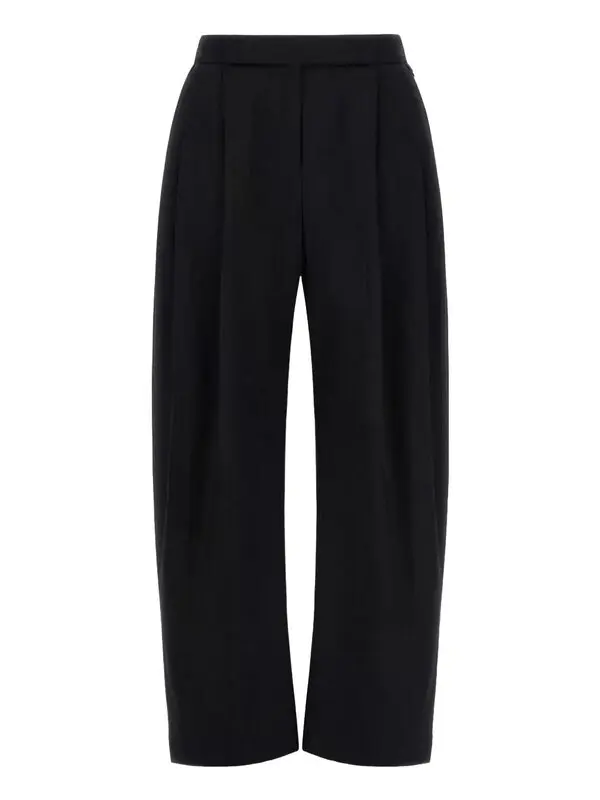 Herno Pleated Front Trousers - Black