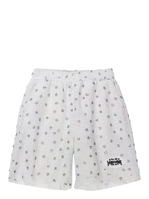 HONOR THE GIFT Beaded Shorts - White