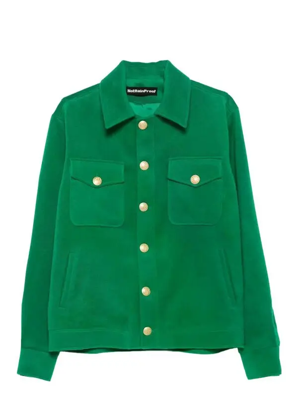 NOTRAINPROOF Chest-flap Shirt Jacket - Green