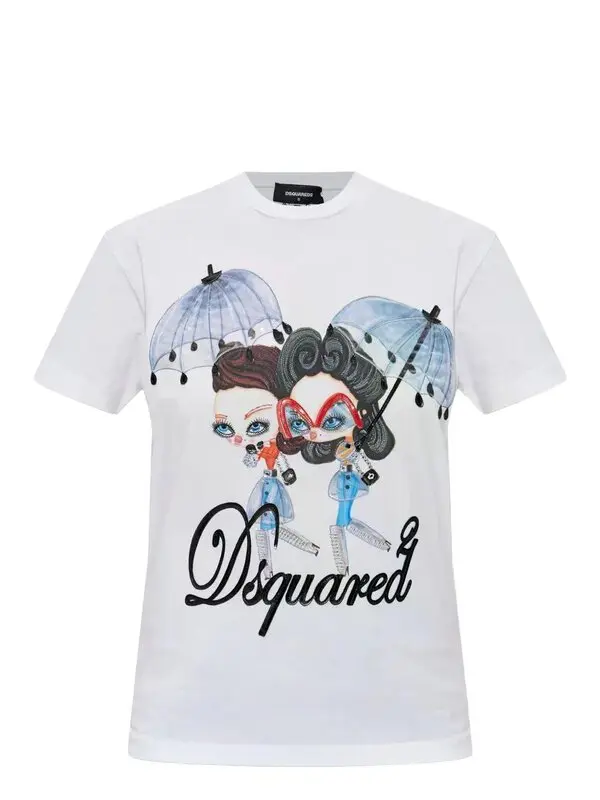 Dsquared2 Printed T-shirt - White