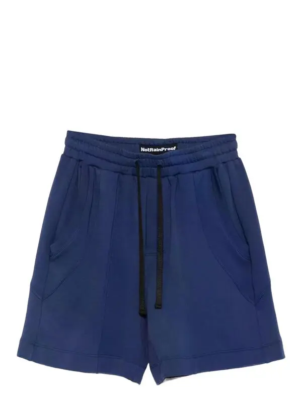 NOTRAINPROOF Seam-detail Drawstring Shorts - Blue