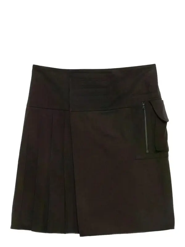 NOTRAINPROOF Pleat-detail Kilt - Brown