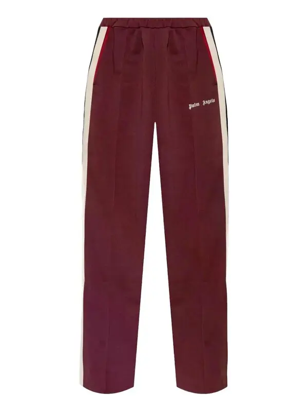Palm Angels Classic Logo Side-stripe Track Pants - Red