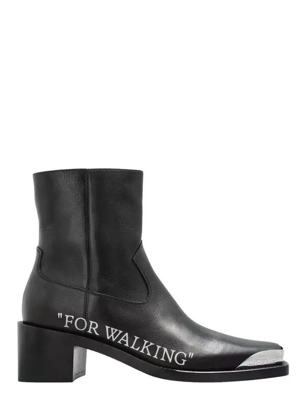Off-White Ankle Boots - Black