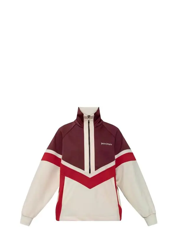 Palm Angels Chevron Zip Knitwear - Red