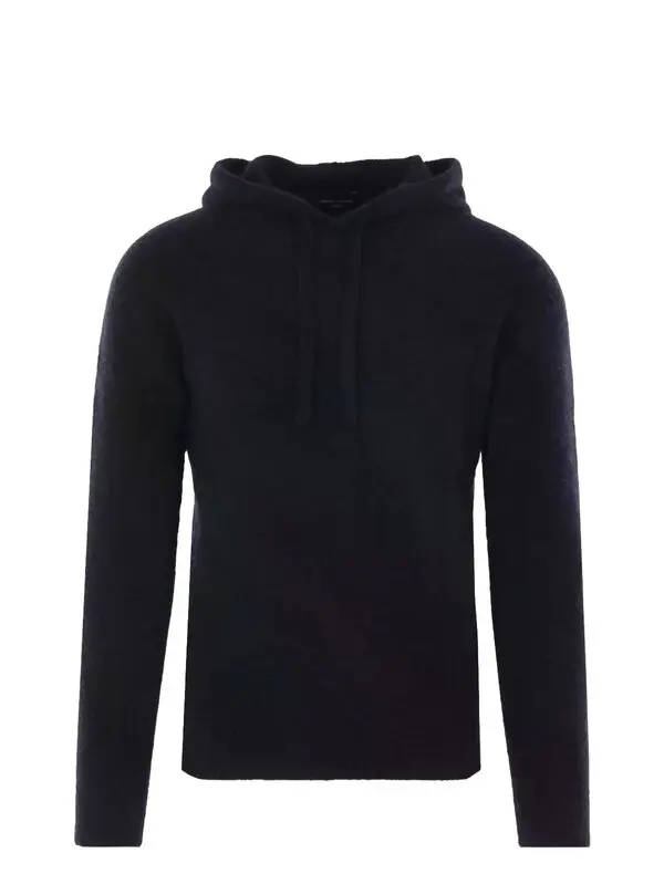 ROBERTO COLLINA Hooded Sweater - Black