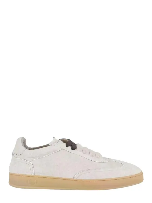 SOLDINI80 Akira Donald Round Toe Sneakers - Neutrals