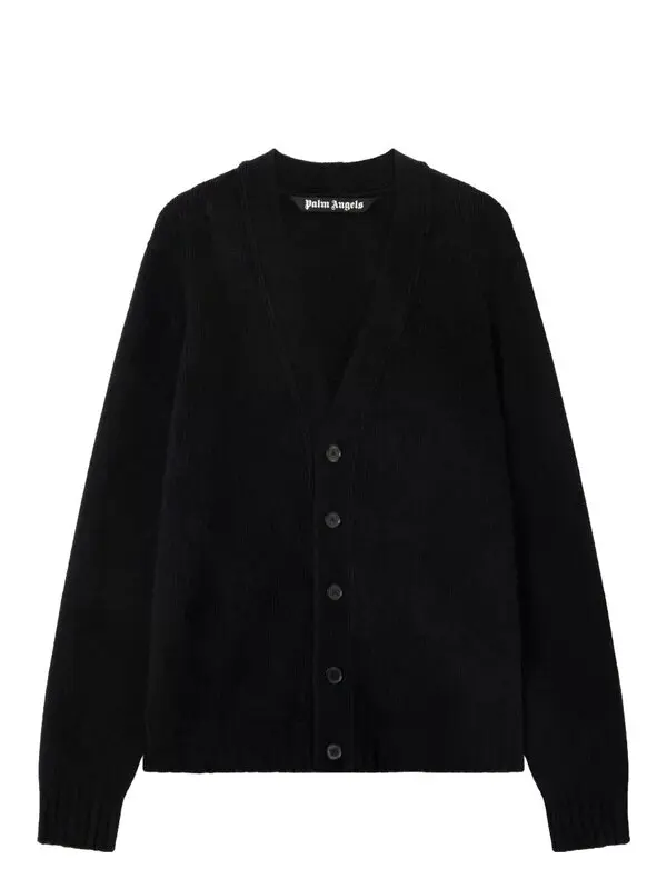 Palm Angels Button Cardigan - Black
