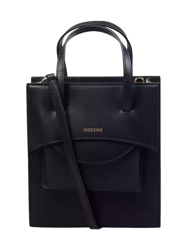 HIDESINS Flap J Tote Bag - Black