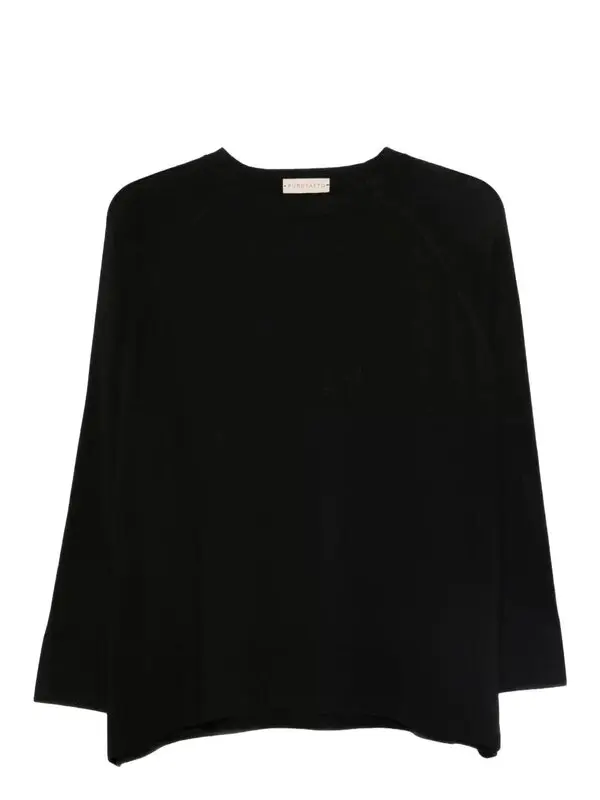 PUROTATTO Fine-knit Jumper - Black