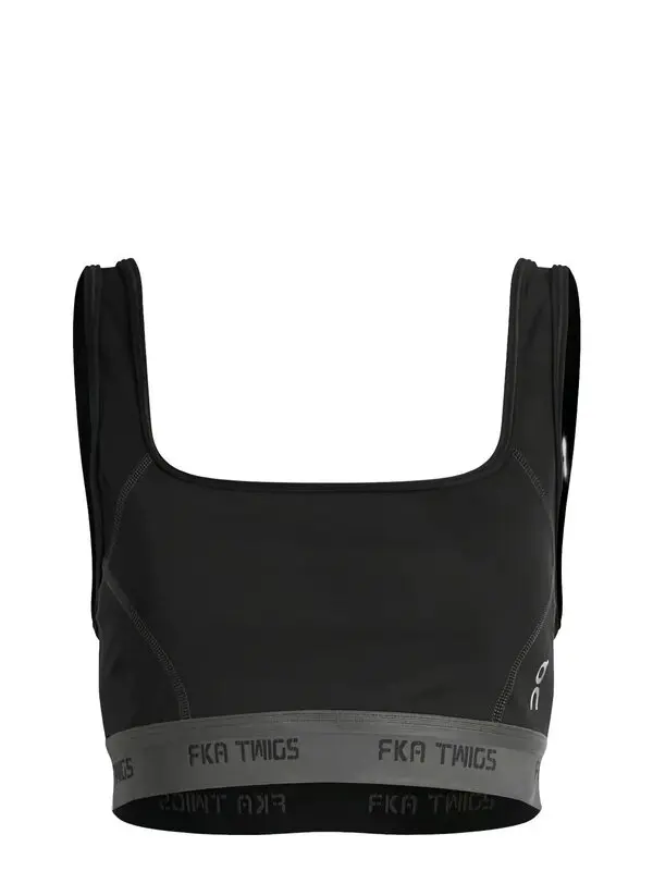 On Square-neck Sports Bra - Black