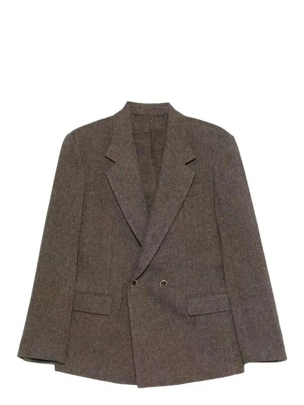 MARSEM Single-breasted Blazer - Brown