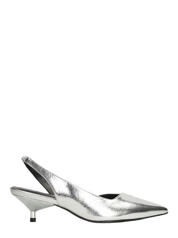 ANDREA CARRANO 50mm Slingback Pumps - Silver