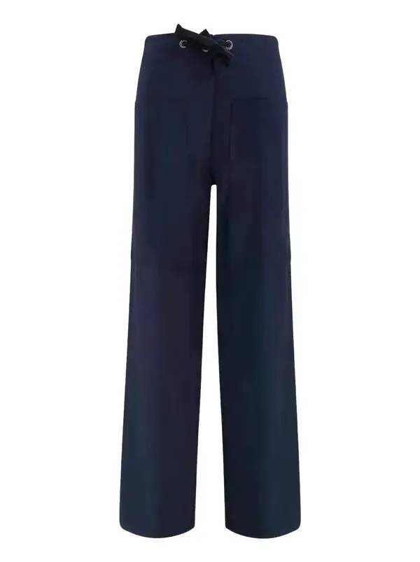 FORTE_FORTE Cotton Bull Trousers - Blue