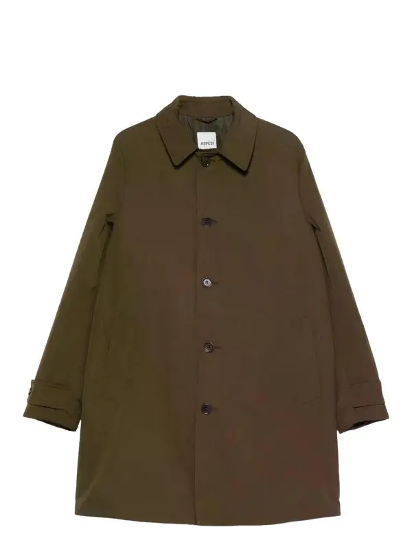 Aspesi Buttoned Coat - Green
