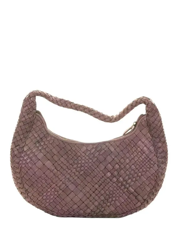 VISONA` Braided-strap Shoulder Bag - Brown