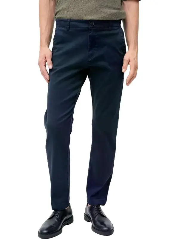 BOSS Cotton Chino Trousers - Blue
