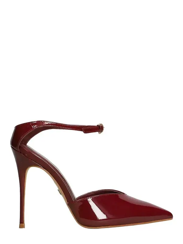 ANDREA CARRANO 110mm Ankle-strap Pumps - Red
