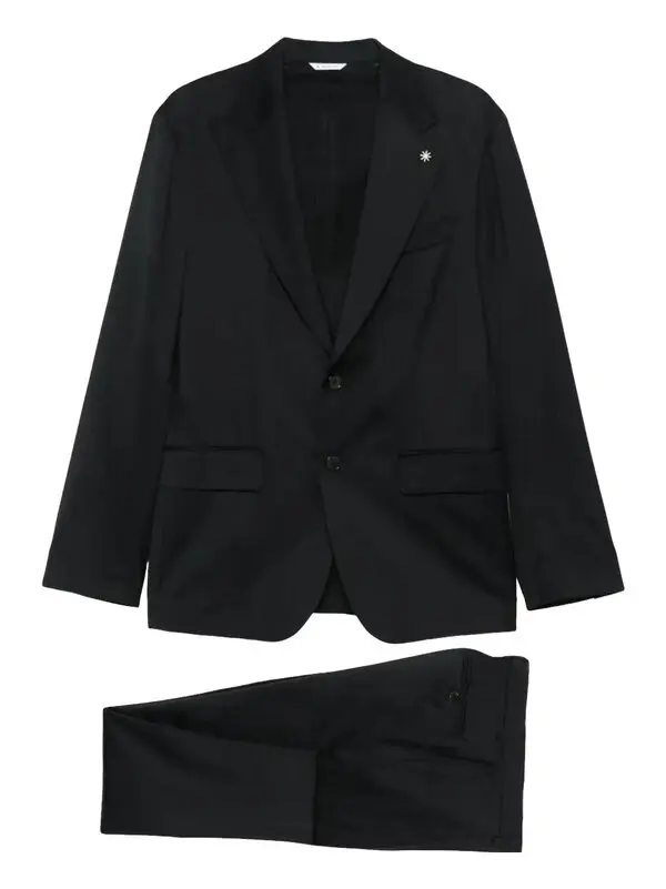 MANUEL RITZ Single-breasted Suit - Black
