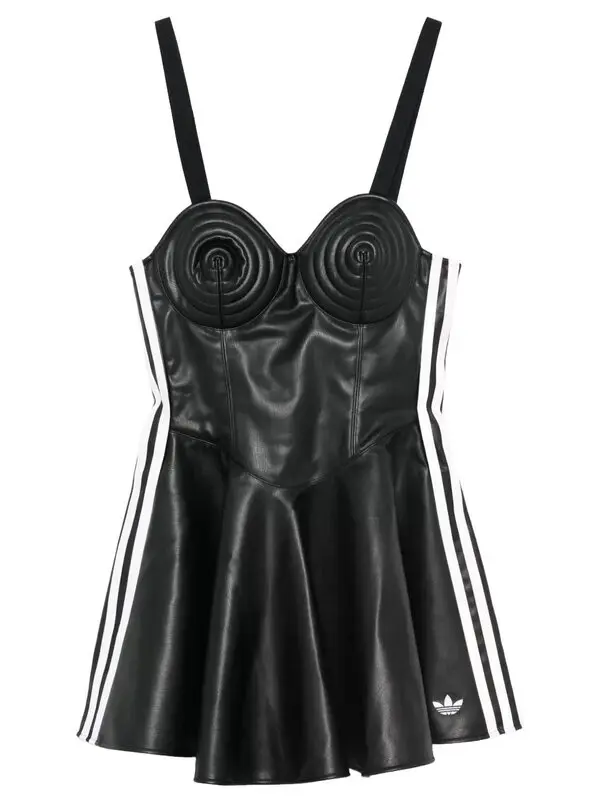 Adidas Faux-leather Dress - Black